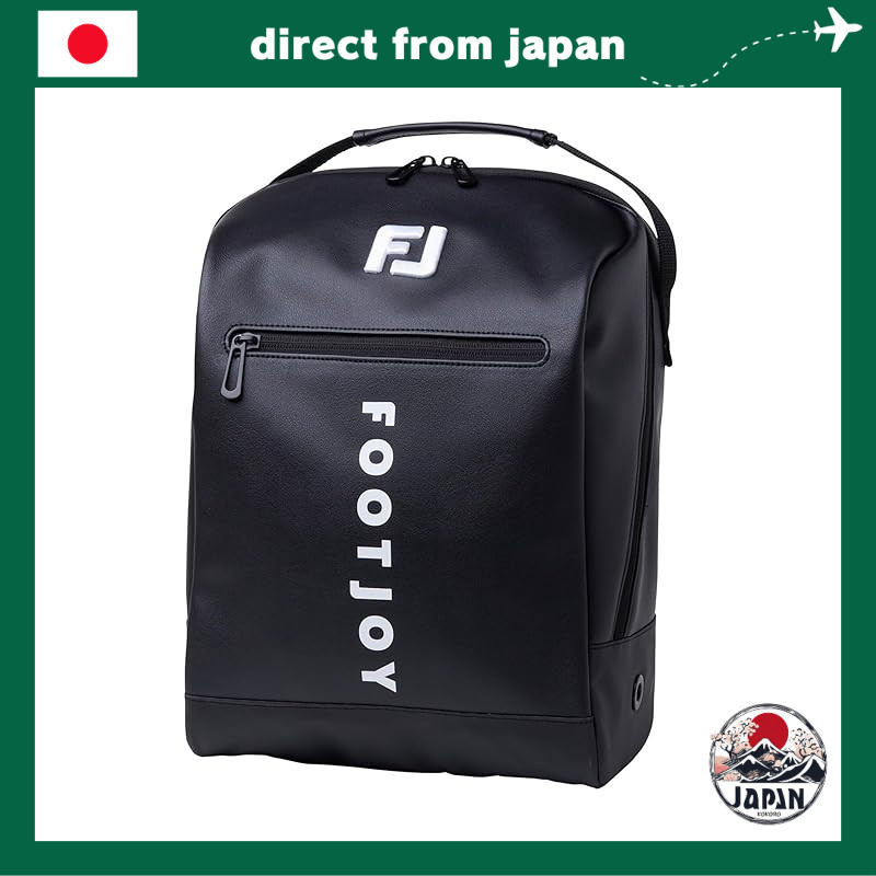 FootJoy Luxury Golf Shoe Bag – Black with Ventilation & Accessory ...