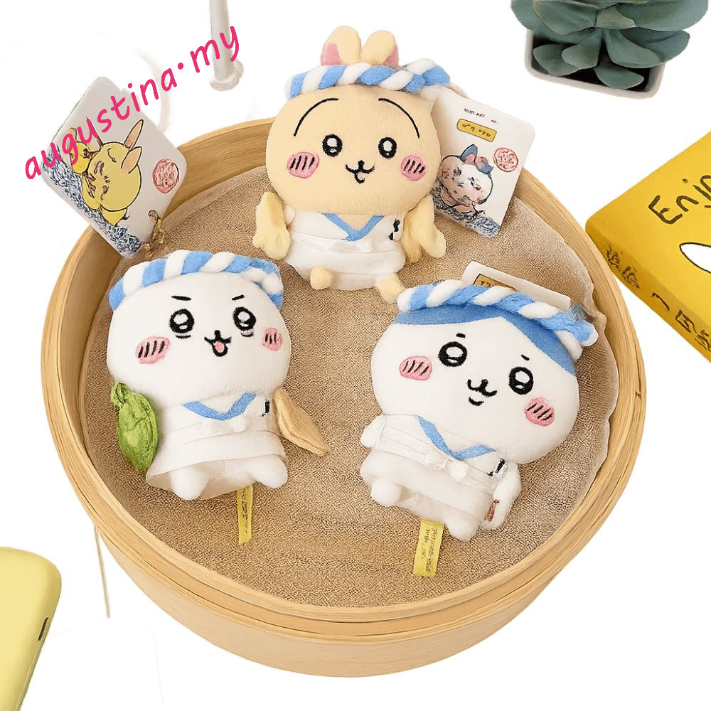 AUGUSTINA Plush Chiikawa Keychain, Cartoon Momonga Chiikawa Plushies ...