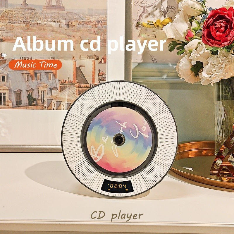 Panda CD Player Album Player Bluetooth Portable Wall-Mounted CD Record ...
