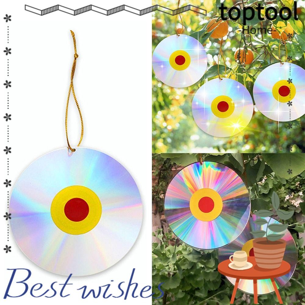 TOPTOOL Bird Repelling Reflector, to Keep Birds Away Double Sided Bird ...