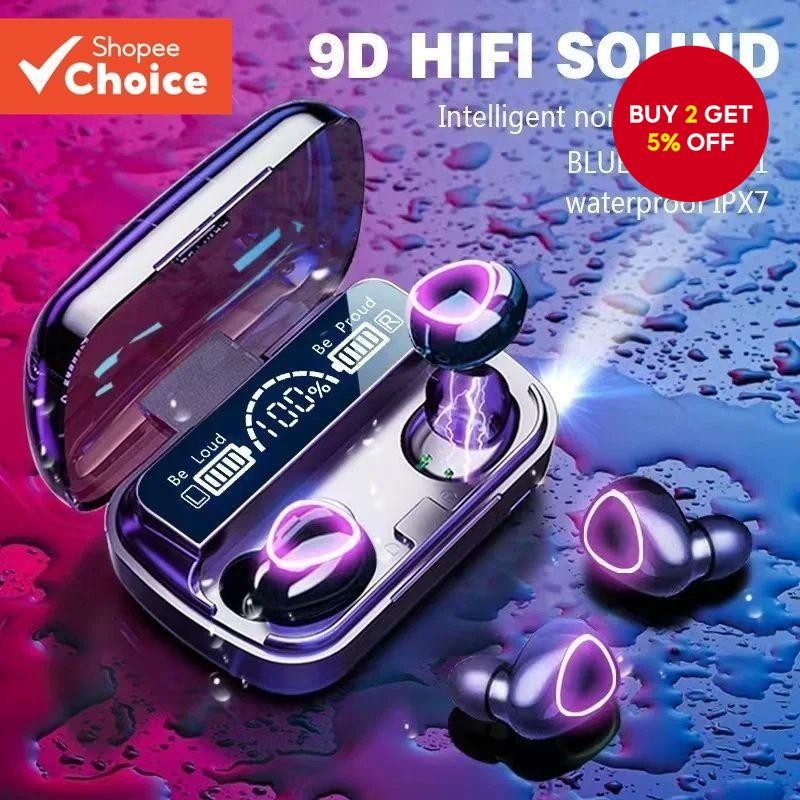 TWS M10 Wireless Bluetooth 5.3 Earphones High-Quality LED Display ...