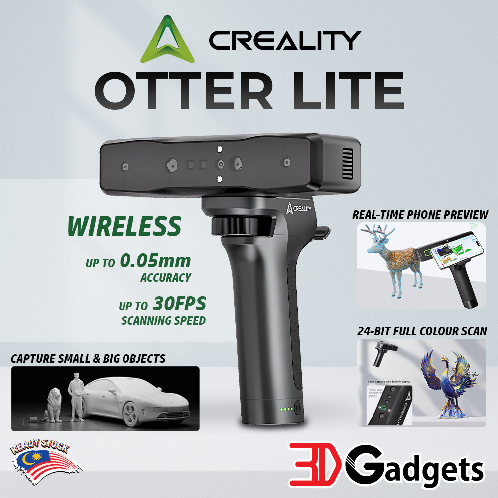 Creality Otter Lite with Full Color Scan / Scan Speed up to 30 Fps ...