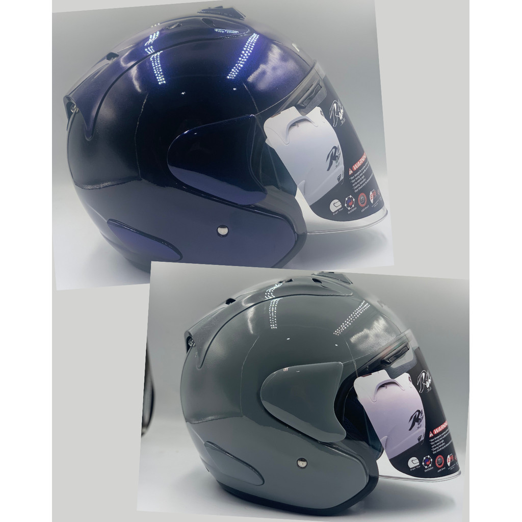 MHR Helmet OF518 Ram 3 Open Face Helmet Modern Colour (SIRIM) | Shopee ...
