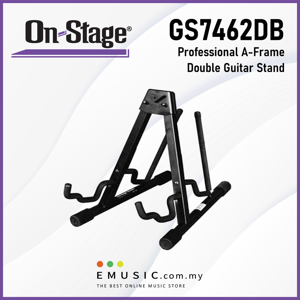 On Stage Stands GS7462DB Double A Frame Guitar Floor Stand for Acoustic ...