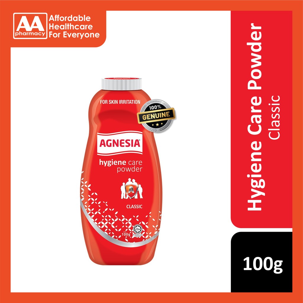 Agnesia Hygiene Care Powder (Classic) 100g - For Skin Irritation ...