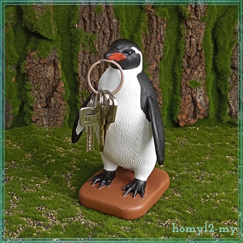 [HOMYLcfMY] Penguin Statue Key Holder Collectible Sculpture Tabletop ...