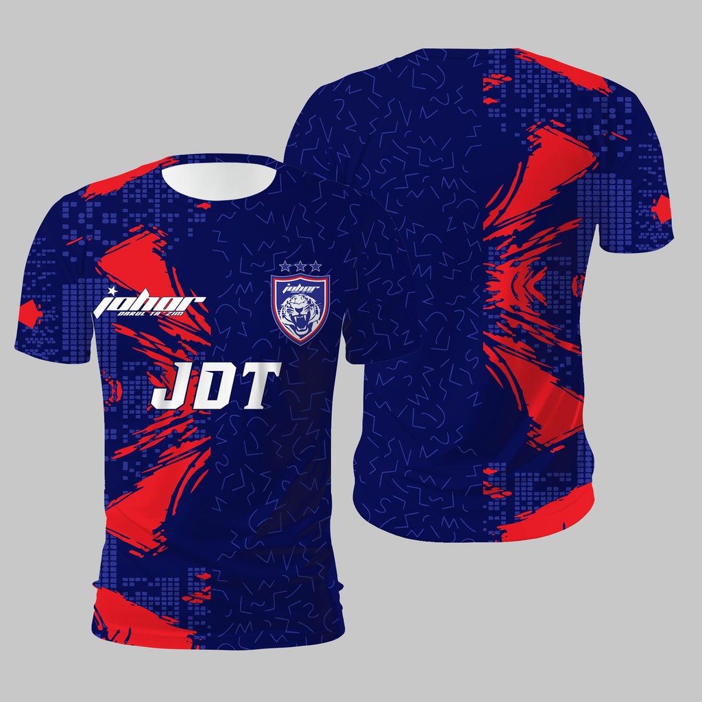 JDT Jersey, Club Jersey, Summer Men's Short Sleeve, Malaysia Football ...