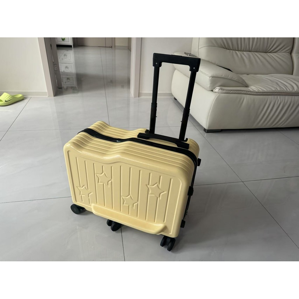 New children's suitcase can ride on universal wheel trolley case 20 ...