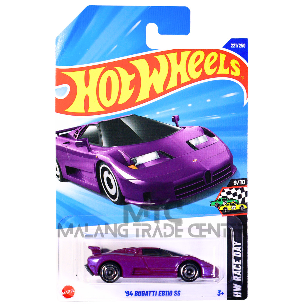 UNGU Hot Wheels 94 Bugatti EB110 SS Purple L 2025 | Shopee Malaysia