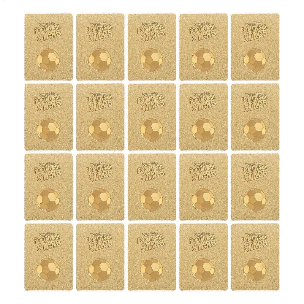 Soccer Star Card Football Star Collection Cards 50 Sheets World ...