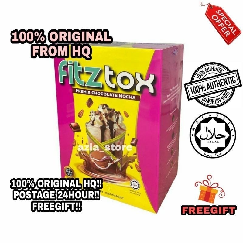 ORIGINAL FROM HQ !!! FITZTOX CHOCOLATE MOCHA VIRAL | Shopee Malaysia