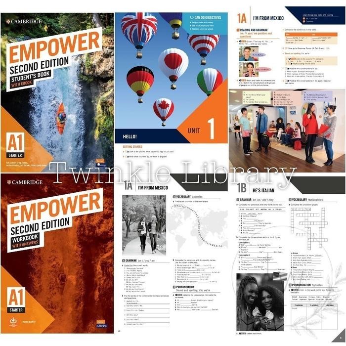 EMPOWER PHYSICAL BOOK (second edition) A1 Starter A2 Elementary/ B1 Pre-intermediate/ B1 ...