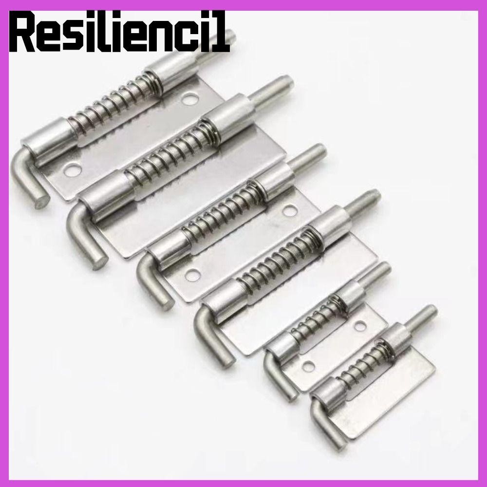 RESILIENCI1 Spring Loaded Door Lock Bolts, Stainless Steel Catch Lock ...