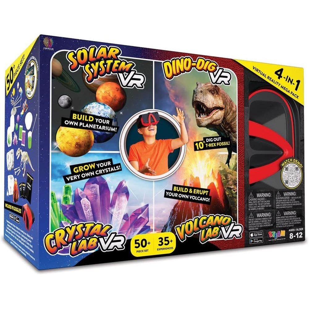Crystal Growing Kit Smithsonian Science Mega Pack - Volcano Kit, T-Rex ...