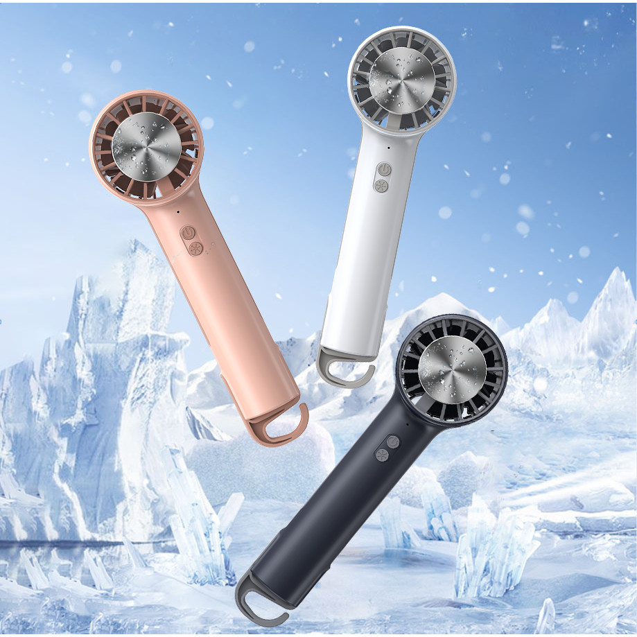 Portable Rechargeable Handheld Fan Cold Compress Air Cooler Fans Usb ...