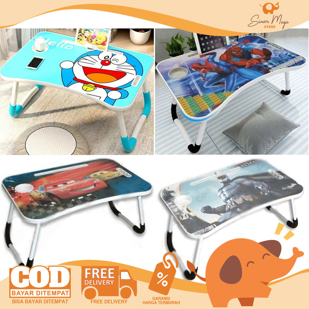 Cartoon Character Folding Table/Quality Minimalist 40x60 Study Table ...