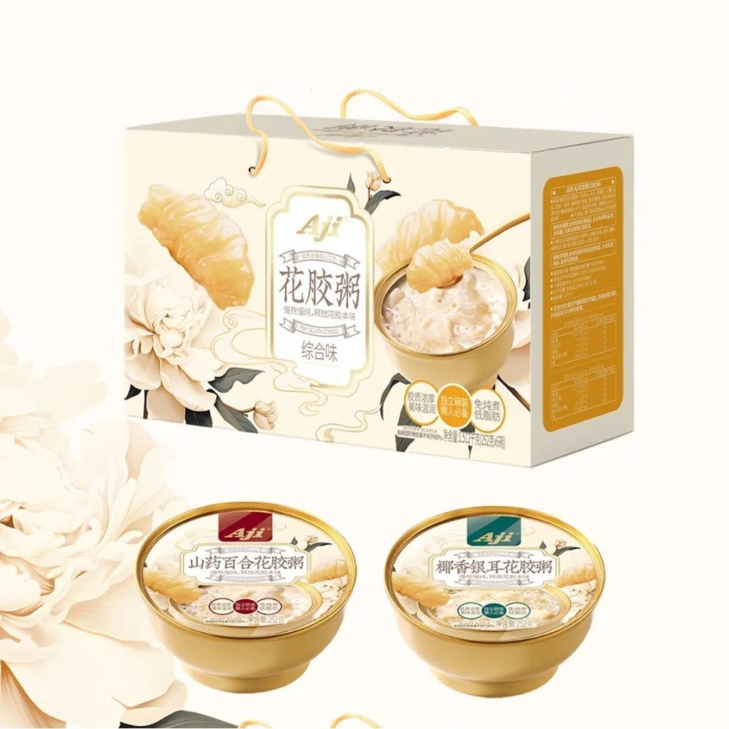 Aji Bird's Nest Congee Flower Gum Congee Instant Food Meal Replacement ...