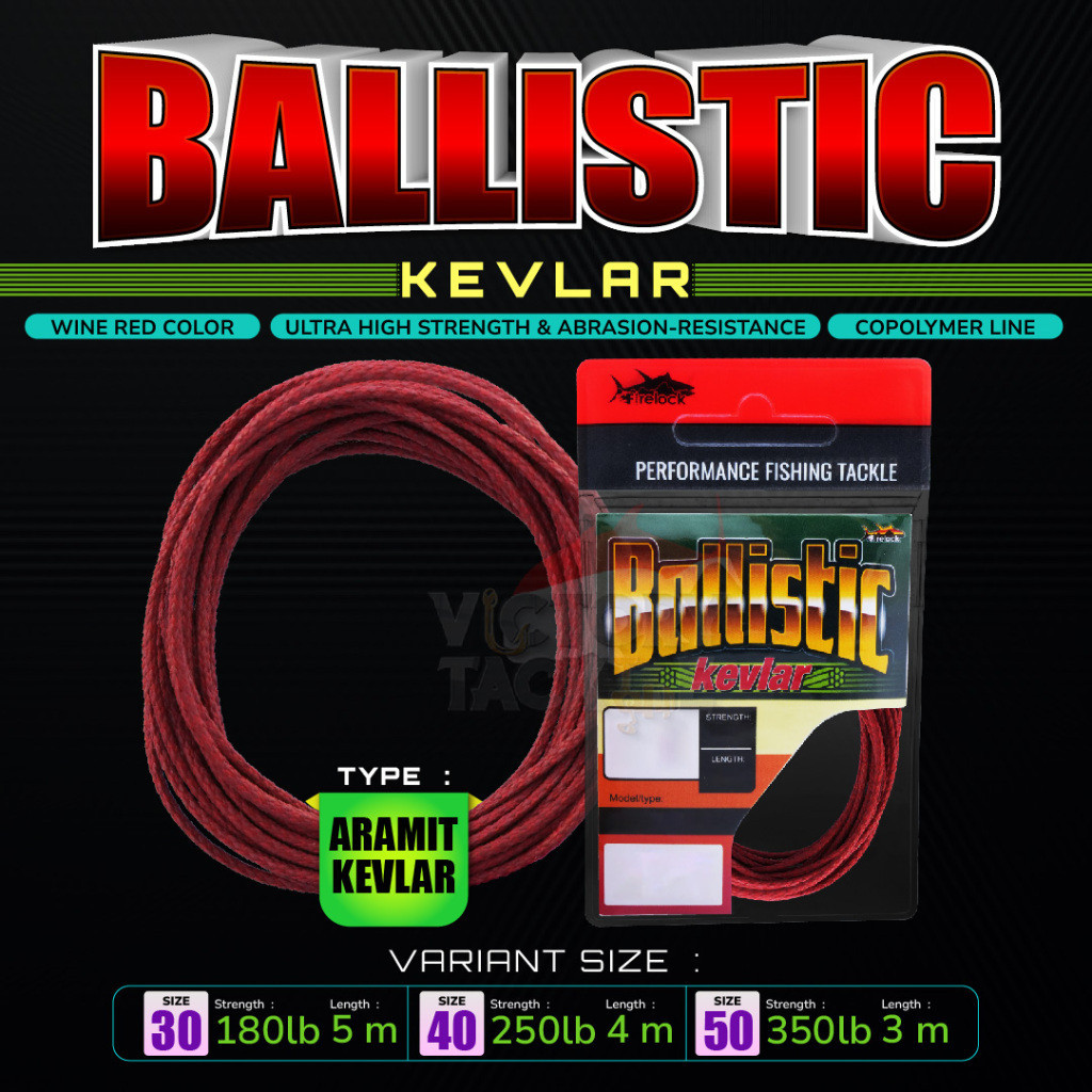 Kevlar FISHING ROPE FIRELOCK BALLISTIC ASSIST LINE TYPE ARAMIT KEVLAR ...