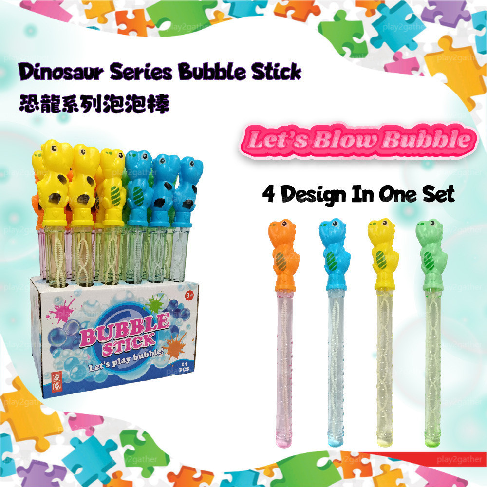 Bubble Stick Dinosaur Series Bubble Wand Water Kid Toys Bubble Balloon ...
