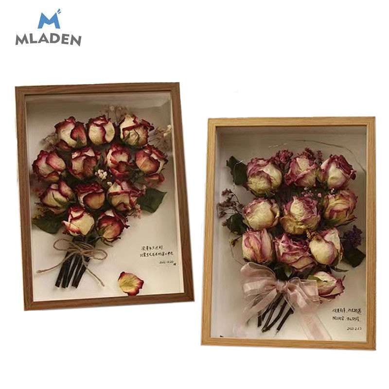 MLADEN 3D Wooden Transparent Dried Flower DIY Frame - 3 Sizes | Shopee ...
