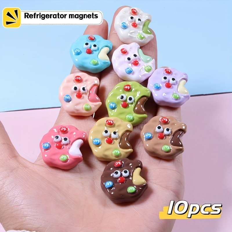 10 Pcs Cute Cartoon Cheese Refrigerator Magnets Set for Photos Notes ...