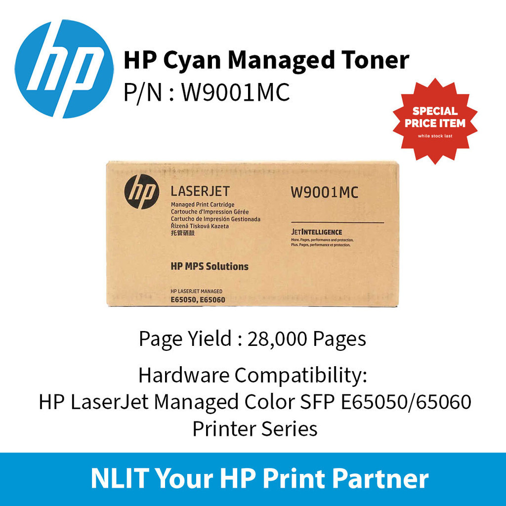 HP Original Toner : HP Black M : 15000pgs : W9060MC : 2 Yrs Warranty ...