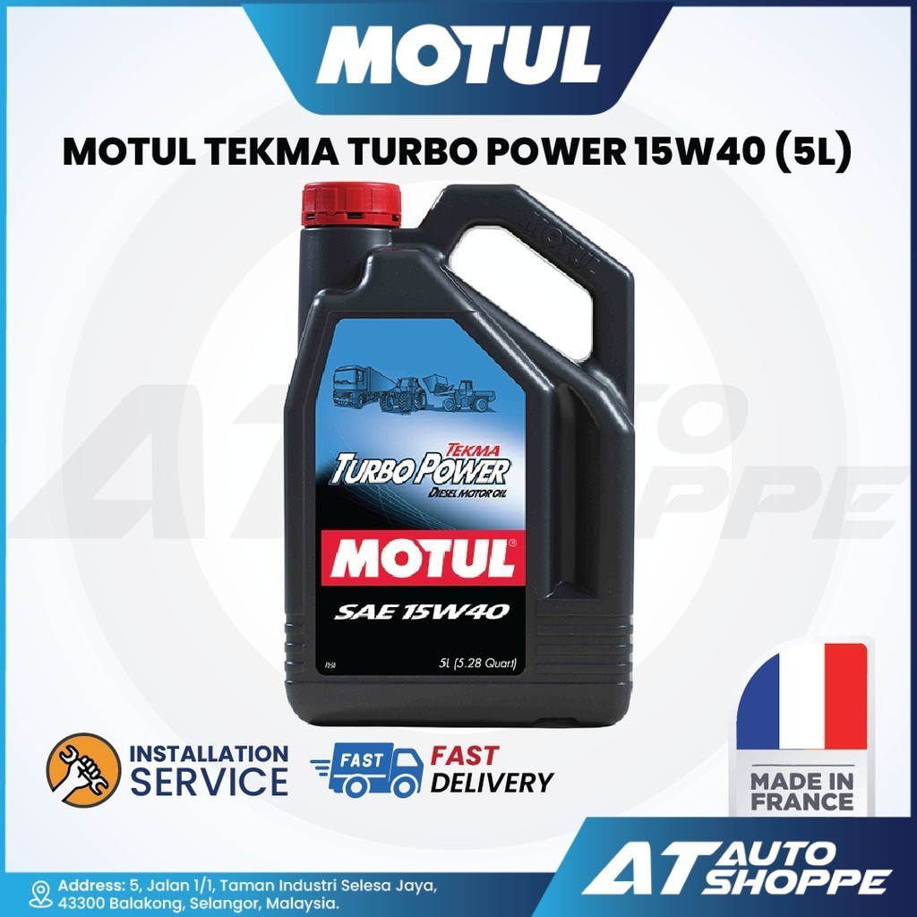 Motul Tekma Turbo Power 15W40 (5L) Engine Oil | Shopee Malaysia