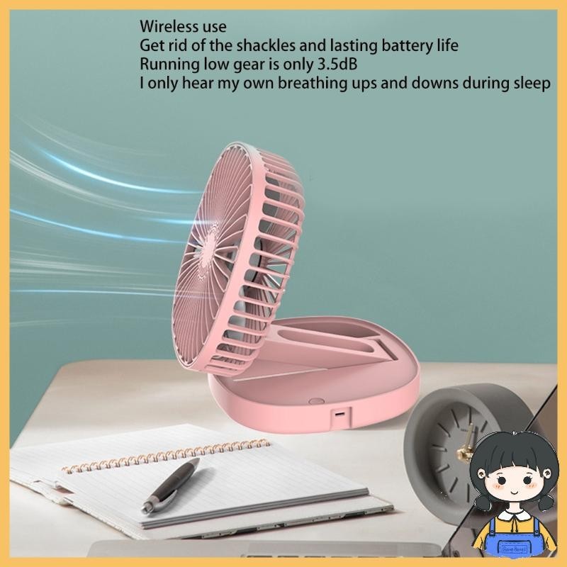 Bang 1200mAh Adjustable Angle Mini Table Fan USB Powered Mini Desk Fan ...