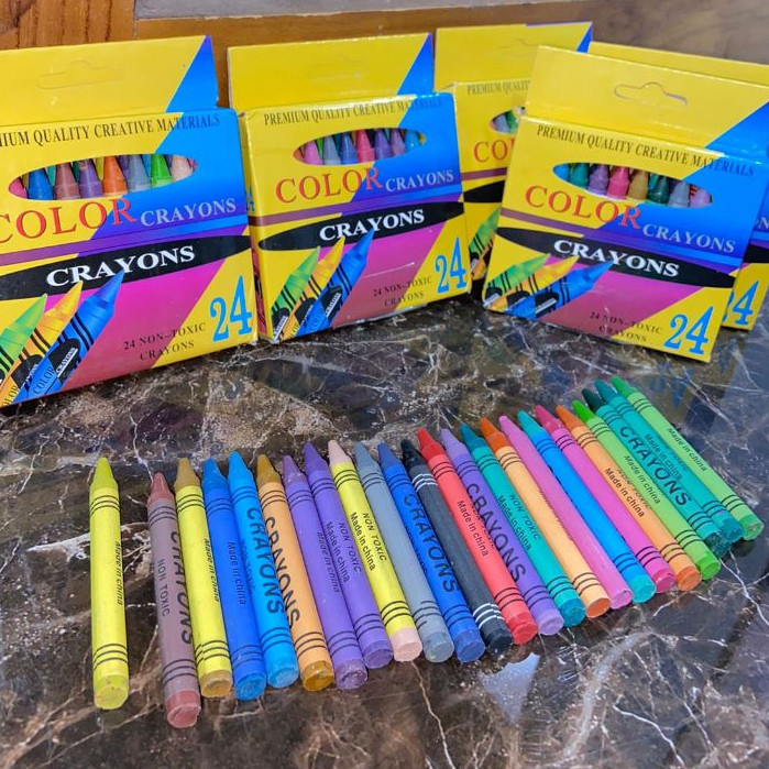 Crayon Pencil Contents 24PCS/color Pencil Drawing 24PCS/CRAYON SET ...