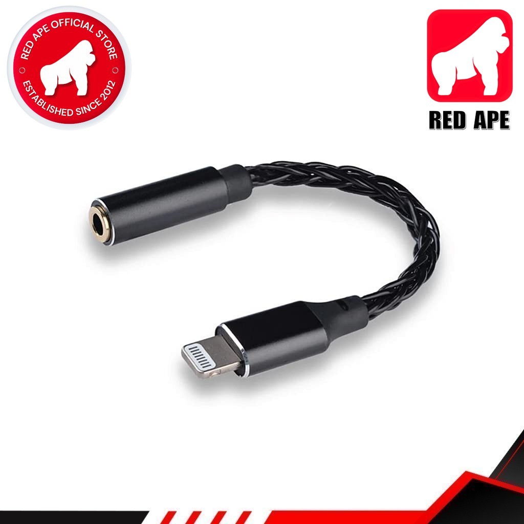 Jcally JM08L, Dongle DAC and Amplifier: Lt to 3.5mm, MFI Certified ...