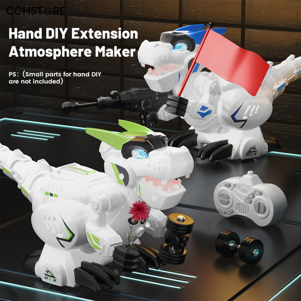 Dinosaur Model Dinosaur Toy Remote Control Dinosaur Toy with Led Lights ...