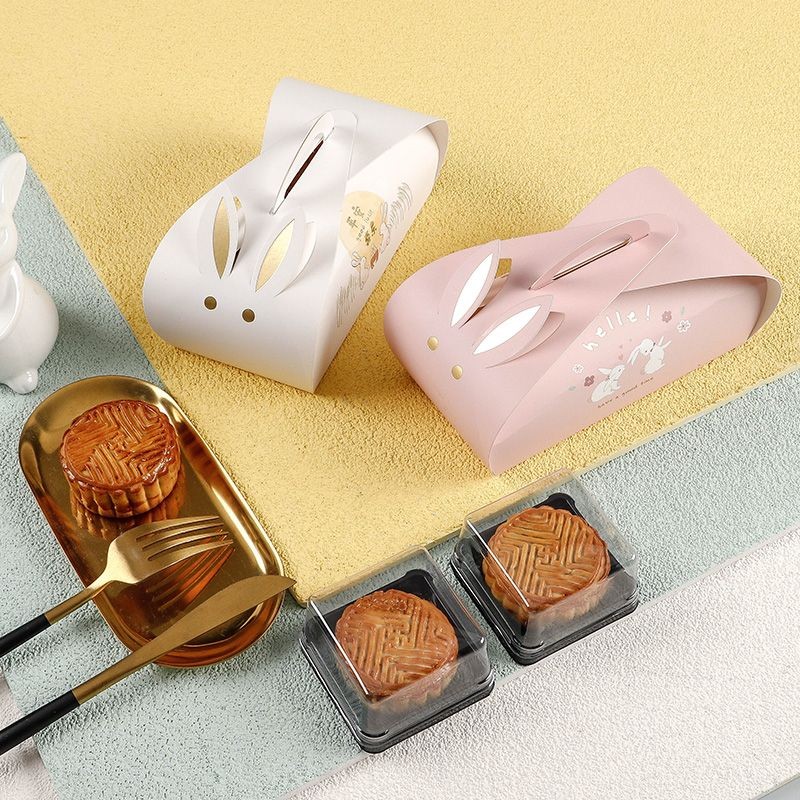 Small Fresh Gilded Mooncake Packaging Box Mung Bean Cake Gift Box Egg ...