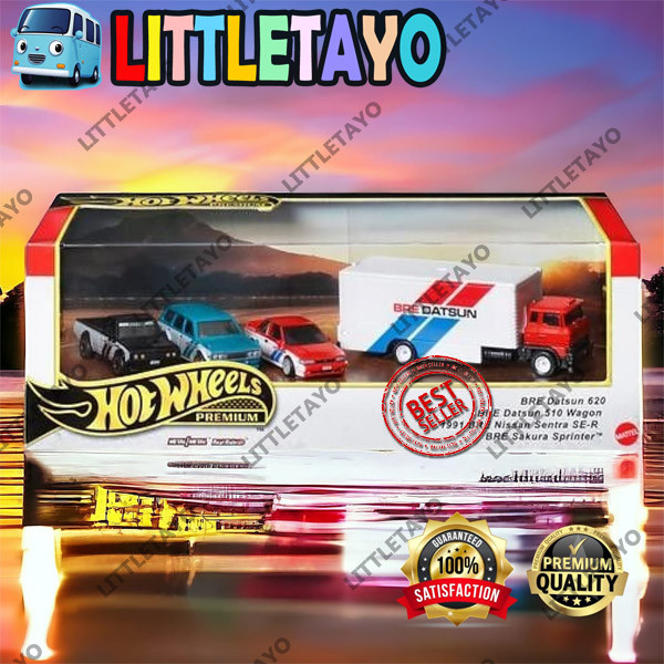 Hot Wheels Premium Diorama Loose Bre Datsun 510 Wagon 620 Nissan Sentra ...