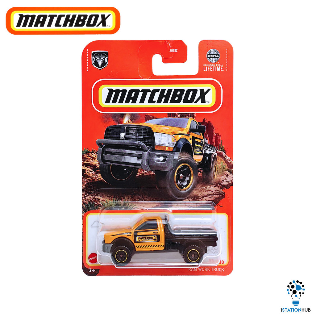 Matchbox Ram Work Truck Car | Mattel Cars Collector Kids Toys Vehicle ...