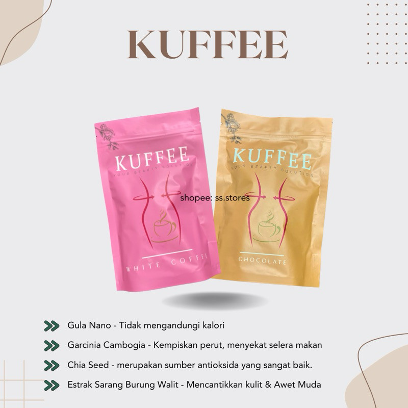 KUFFEE Kurus 100% ORI HQ SLIMMING COFFEE COKLAT Tiktok Kikis Lemak ...