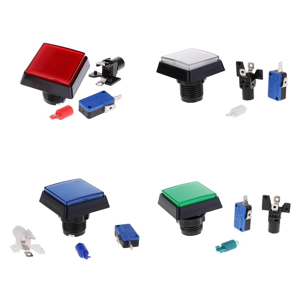 [uguuiya] Arcade Push Button 12V LED Illuminated W/ Microswitch For Arcade Games 5x5cm | Shopee ...