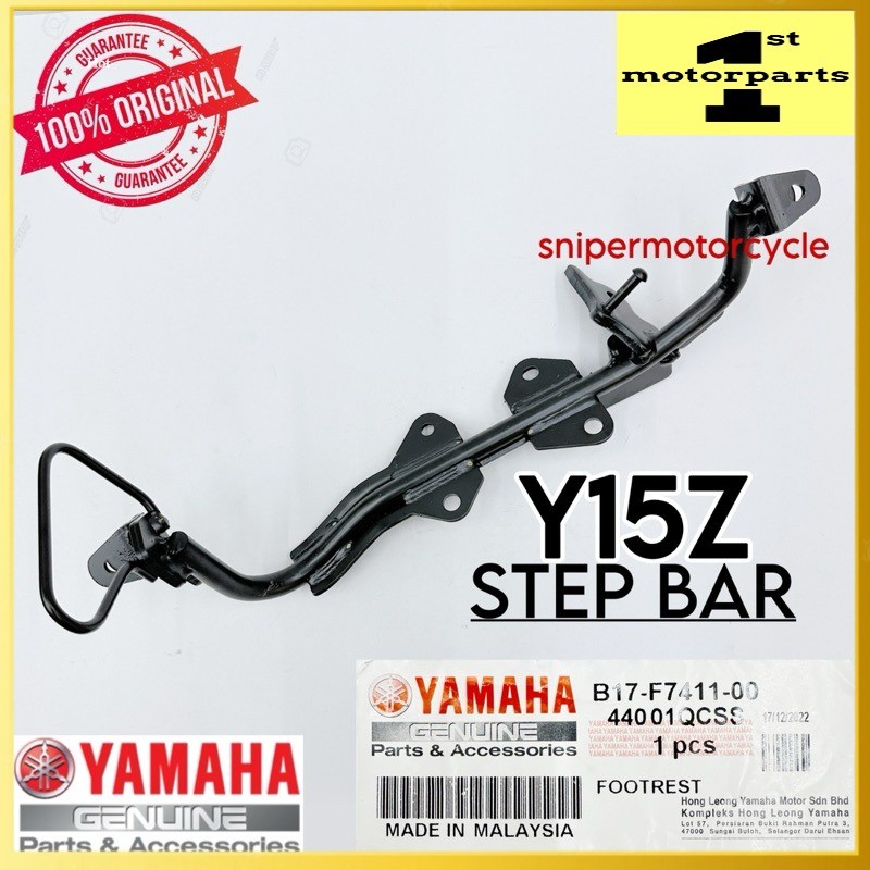 [100% ORI YAMAHA] Y15Z Y15 YSUKU V1 V2 Y15ZR FRONT FOOTREST STEP BAR PIJAK DEPAN B17-F7411 ...