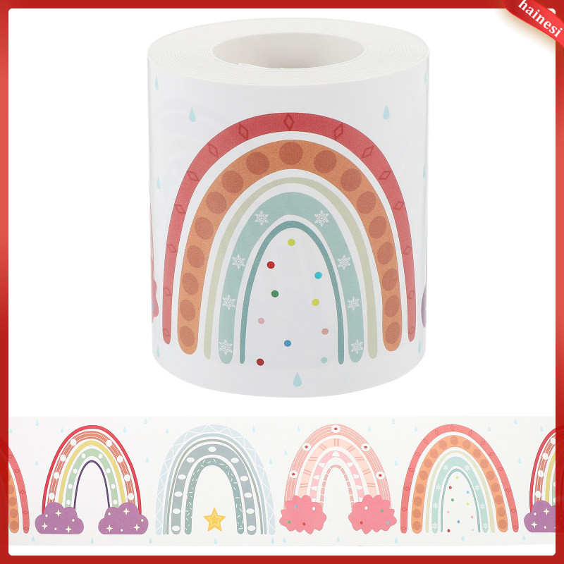 Rainbow Bridge Border Sticker Whiteboard Bulletin Stickers Trim Notice ...