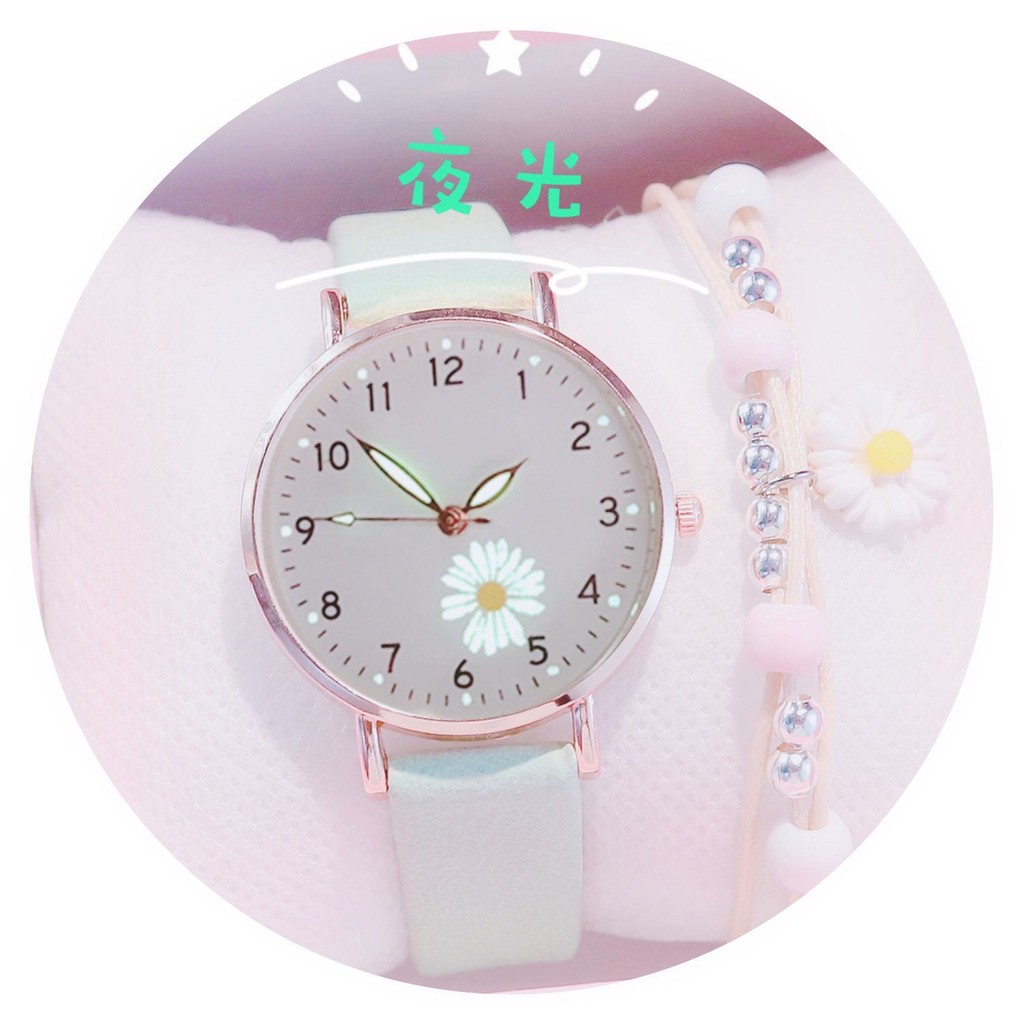 G Kwon Zhilong Luminous Daisy Watch Girl Junior High School Student ...