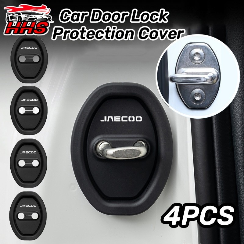 4PC Jaecoo J7 Silicone Car Door Lock Protection Cover Door Lock Shock ...