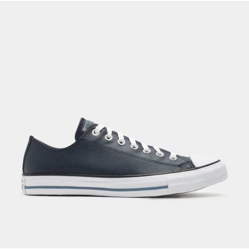 Converse Chuck Taylor All Star Leather (Obsidian/White) | Shopee Malaysia