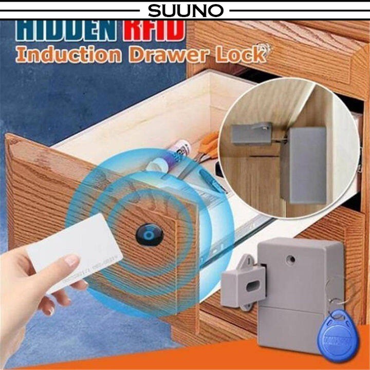 Cabinet Lock Adhesive Hidden Drawer Lock Shoe Cabinet Wardrobe Bathroom ...