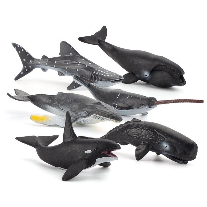 Children's Simulation Marine Life Whale Shark Narwhal Humpback Whale ...