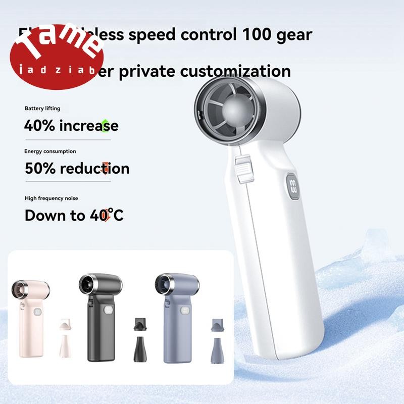Handheld Turbo Jet Fan Desktop Fan 110000RPM Rechargeable Mini Office ...