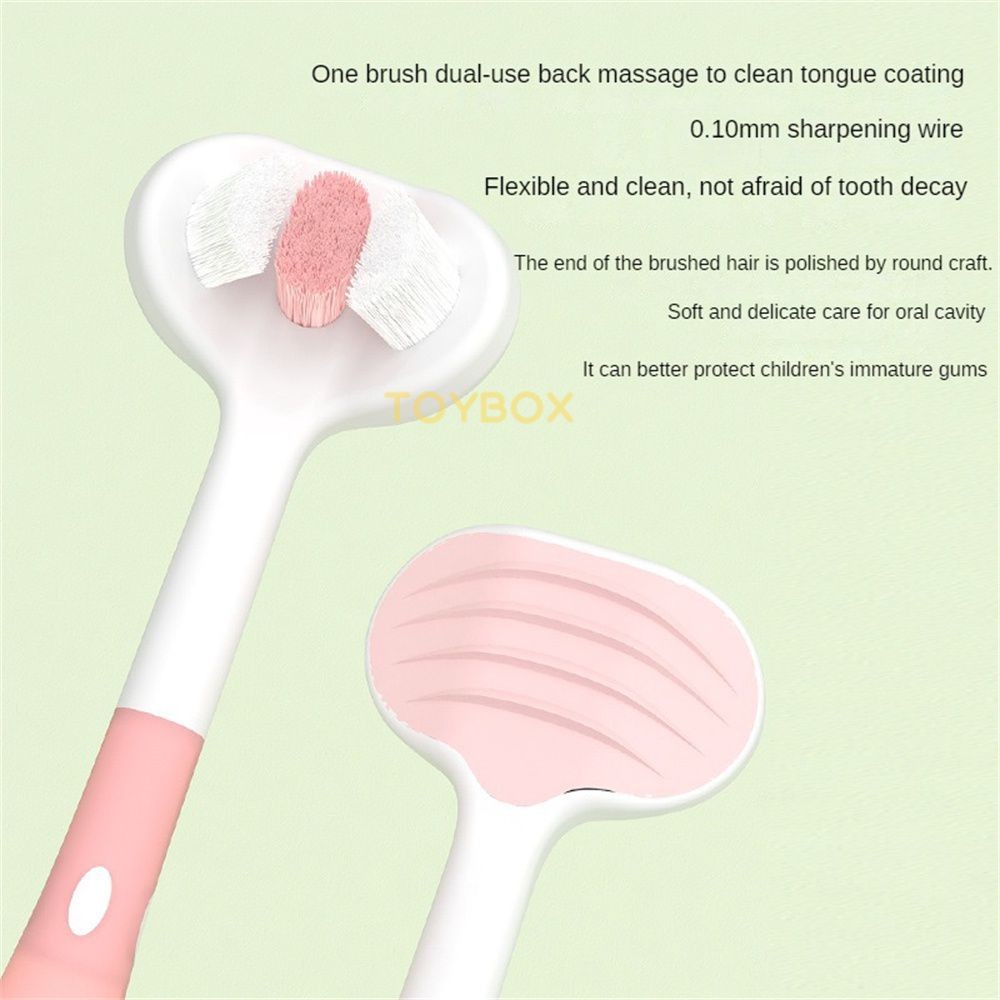 Cartoon Toothbrush Soft Wool Three-sided Toothbrush Cartoon Clean ...