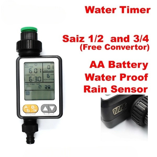 Auto Timer Irrigation Water Timer Smart Timer Rain Moisture Sensor (M ...