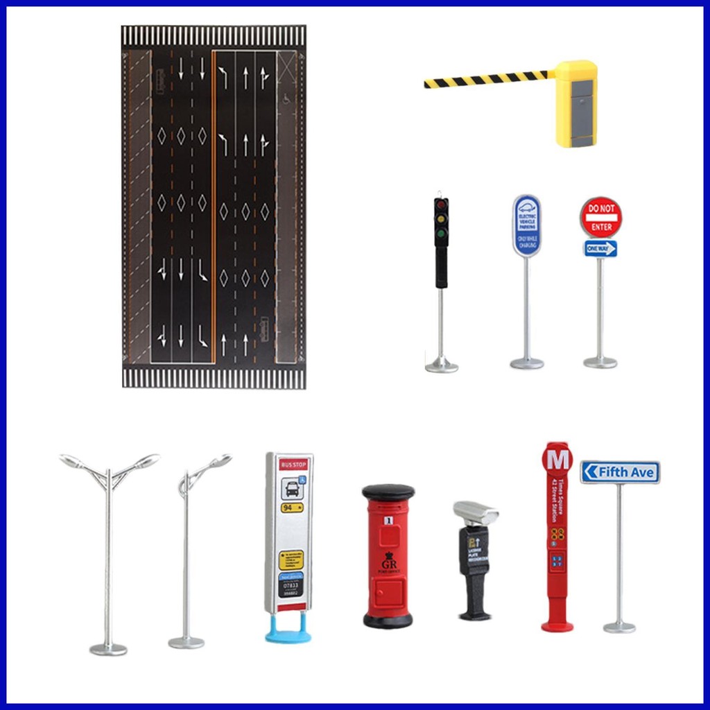Road Signs Toy Street Road Signs Toy Traffic Signs Urban Transportation ...