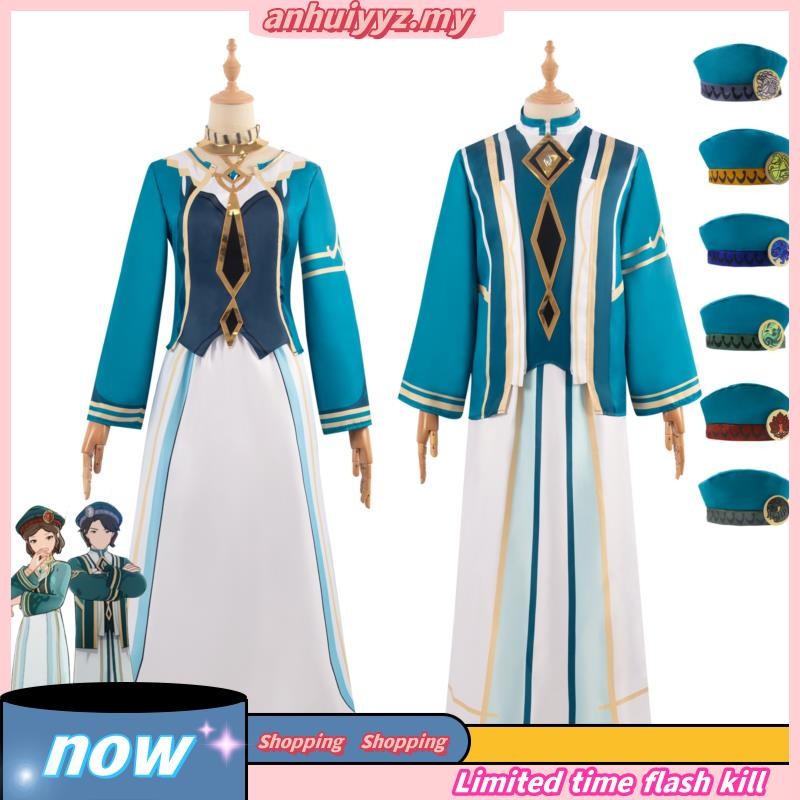 Game Genshin impact The Akademiya Uniform Cosplay Man Woman Costume Wig ...