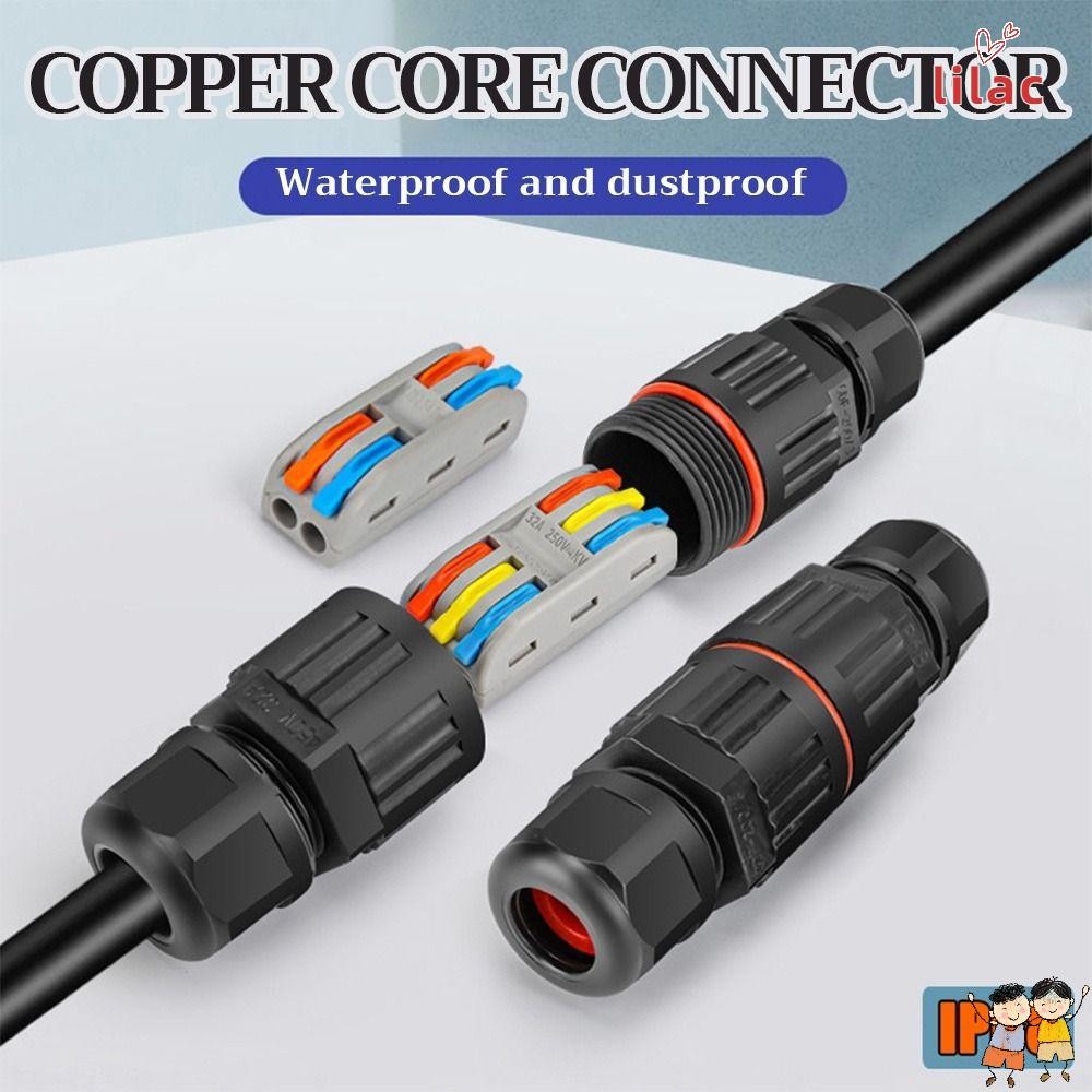 LAC Waterproof Cable Connector, Straight Quick Push In Conductor ...