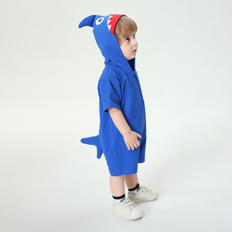 Halloween Animal Costume Kids Cute Shark Shaped Summer Baby Clothes ...